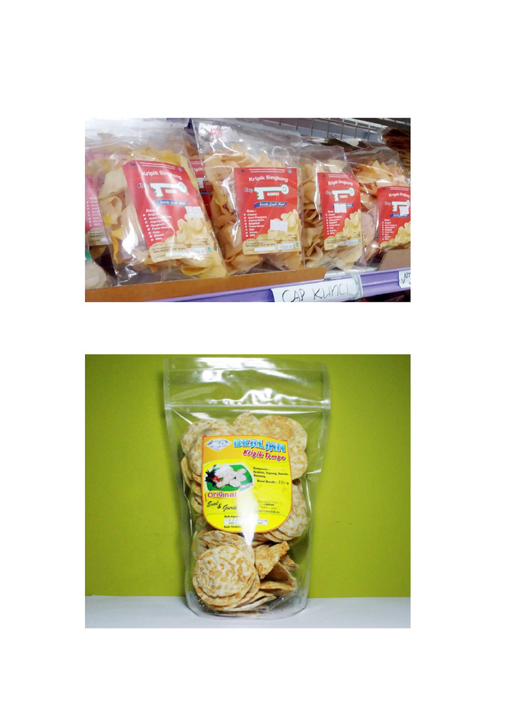 Tugas PKK Membuat Kripik Dan Label Kemasan | PDF