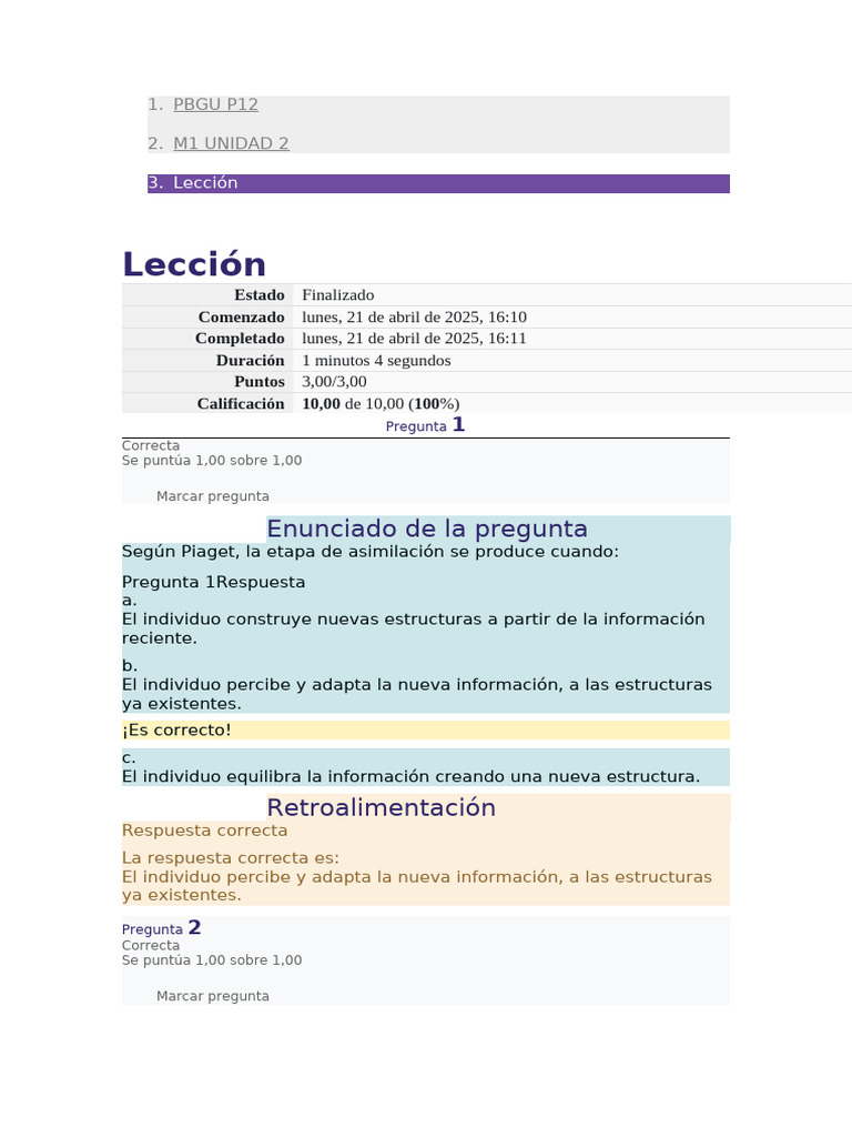 UNIDAD 2 - LECCION | PDF