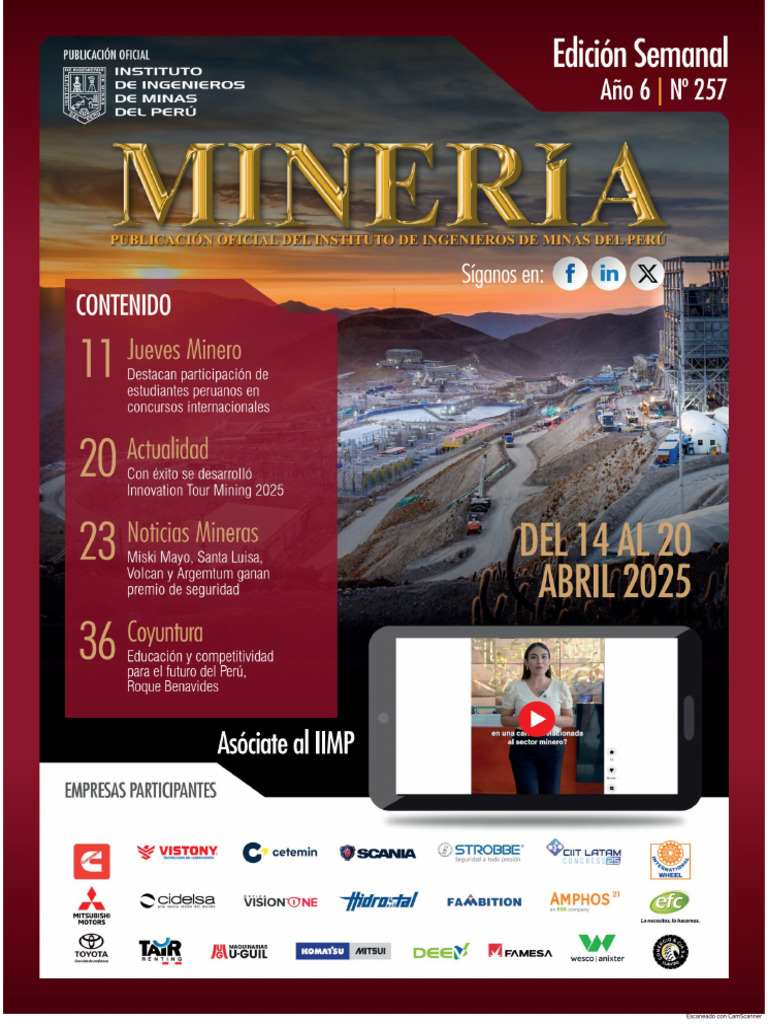 MINERÍA Edición Semanal 257 | PDF