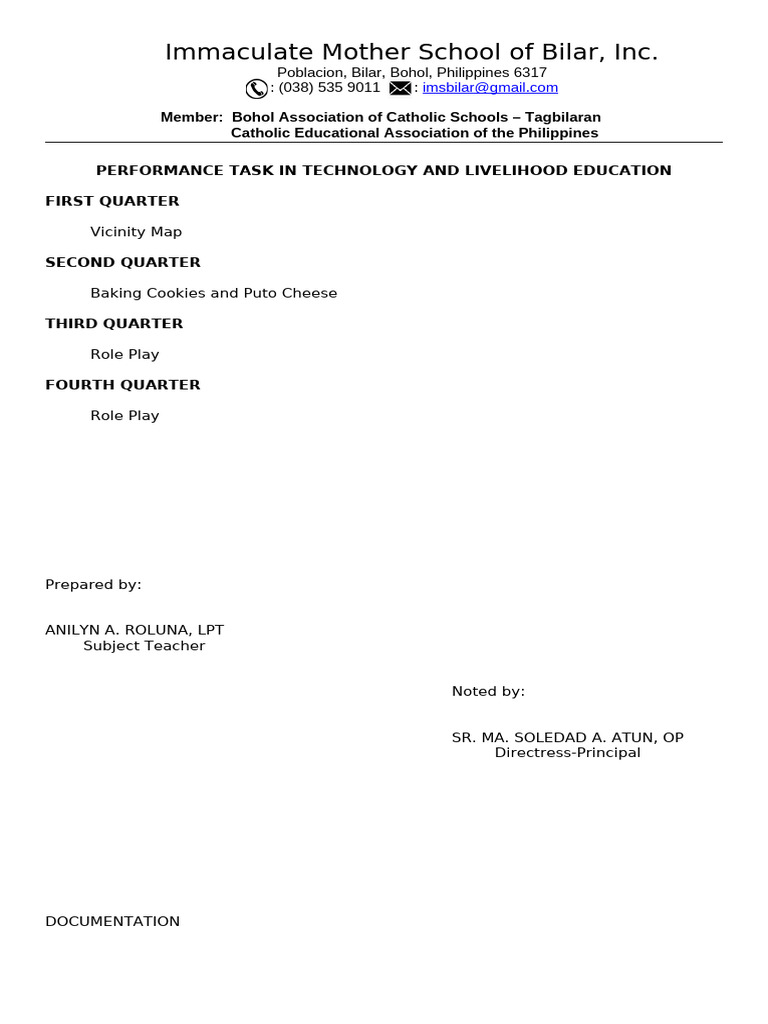 LIST OF ACTIVITIES PERF TASKS (2) S.Y 2023-2024 | PDF | Narrative ...