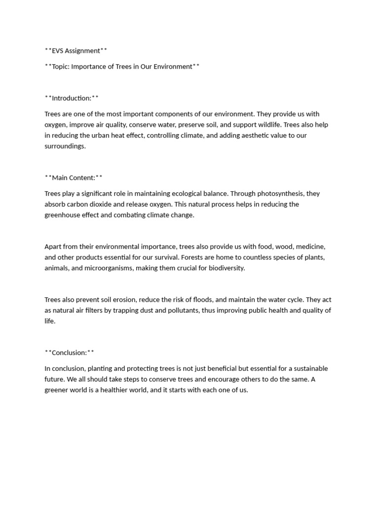 EVS Assignment | PDF