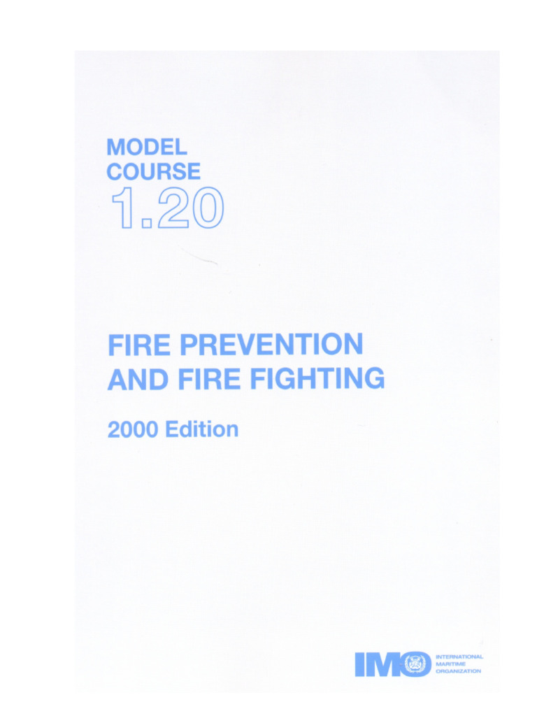 Model Course 1.20 Fire Prevention and Fire Fighting | PDF