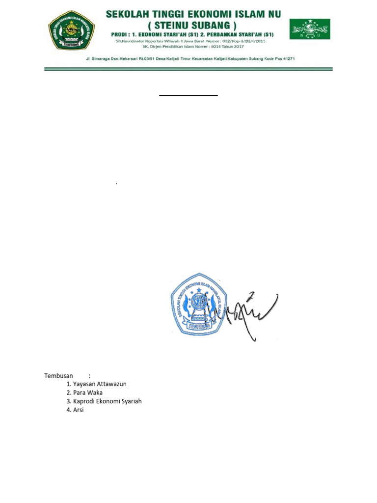 SURAT EDARAN Kuliah Online | PDF