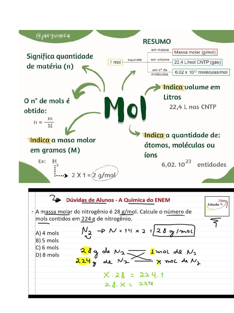 Mol - Massa Molecular | PDF
