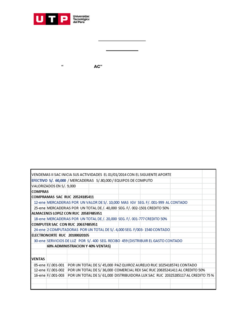 S03.s1 CASO PRACTICO - RER | PDF