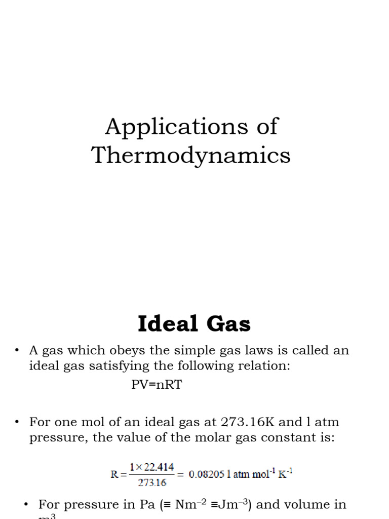 Thermodynamics: Key Concepts Explained | PDF | Gases | Enthalpy