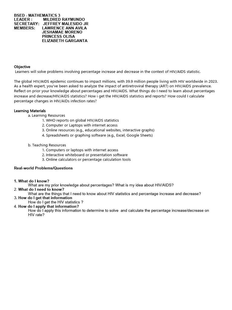 Ttl2 Bsed Math 3 | PDF