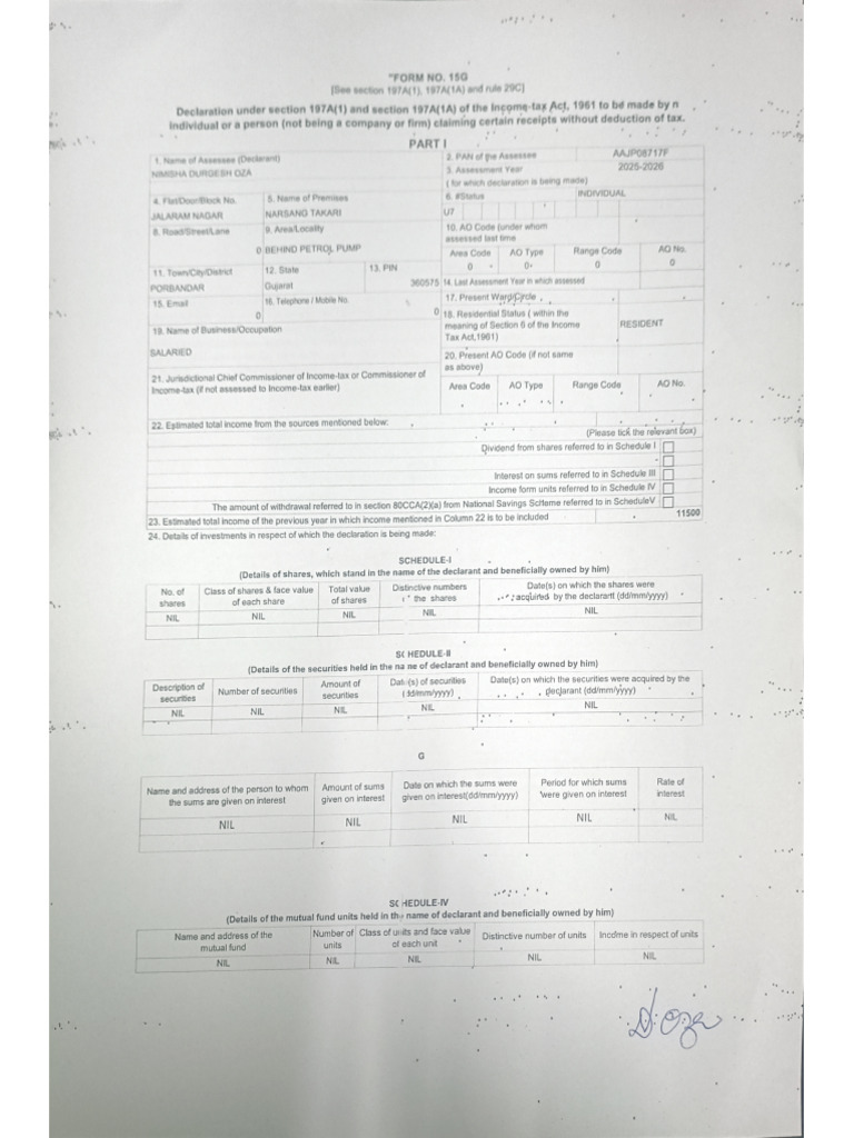 Document20240909 - 213338form 15 G | PDF