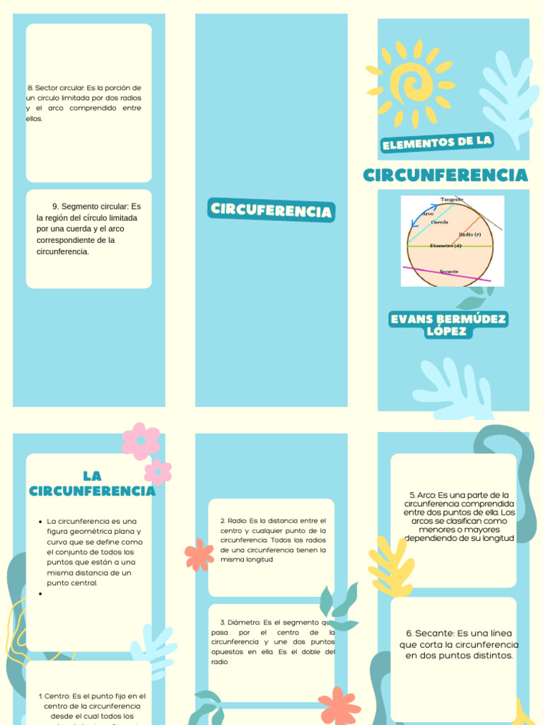 Folleto Tríptico Campamento de Verano Ilustrado Cool Azul PDF | PDF ...