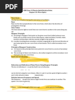 Wave Optics Formula Sheet for Class 12 | PDF