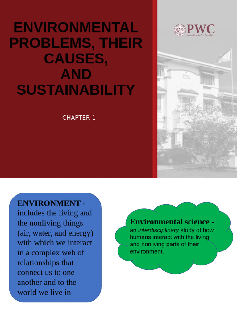 Chapter 1 Envi Sci | PDF | Sustainability | Natural Environment