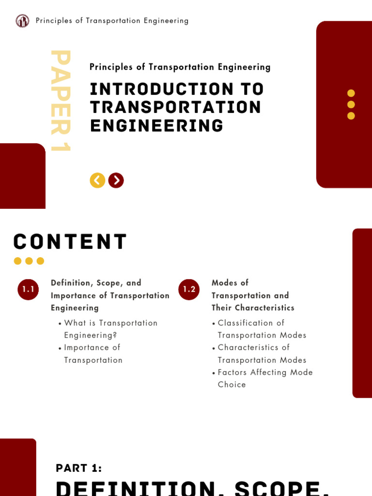 Introduction to Transportation Engineering | PDF | Transport | Public Transport