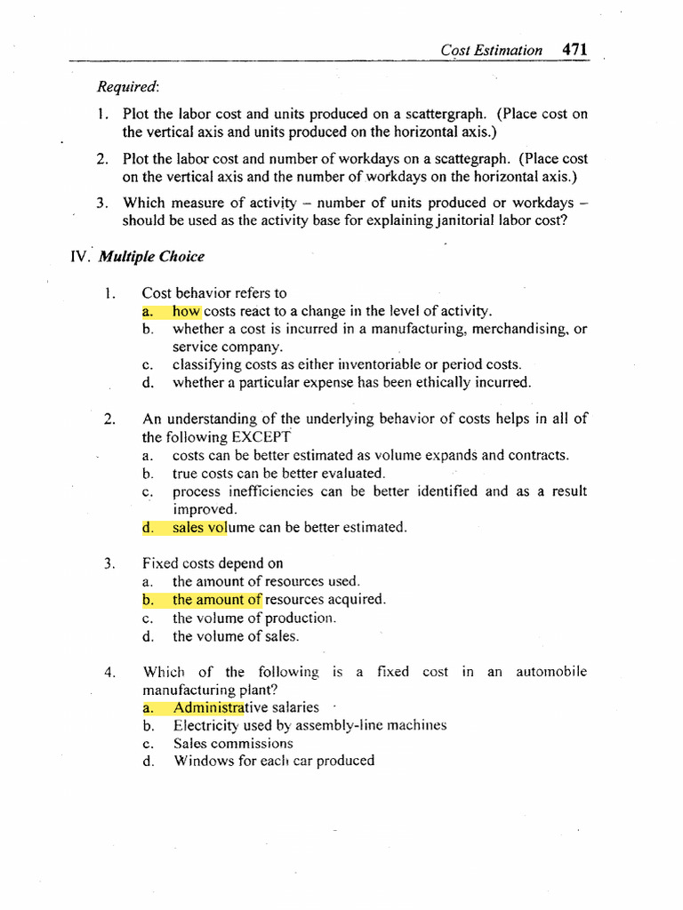SCM Assignment 3 - Cost estimation | PDF | Regression Analysis | Coefficient Of Determination