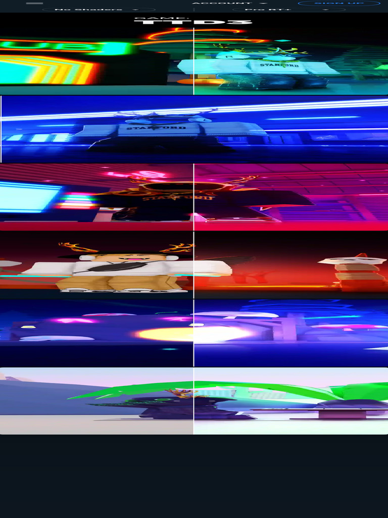 Roshade - Roblox Shaders Comparison | PDF