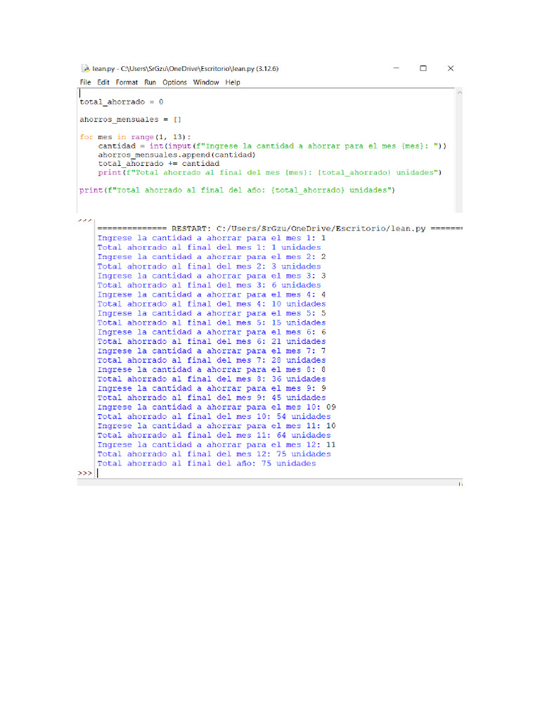 Ejecución Del Ejercicio 12 | PDF