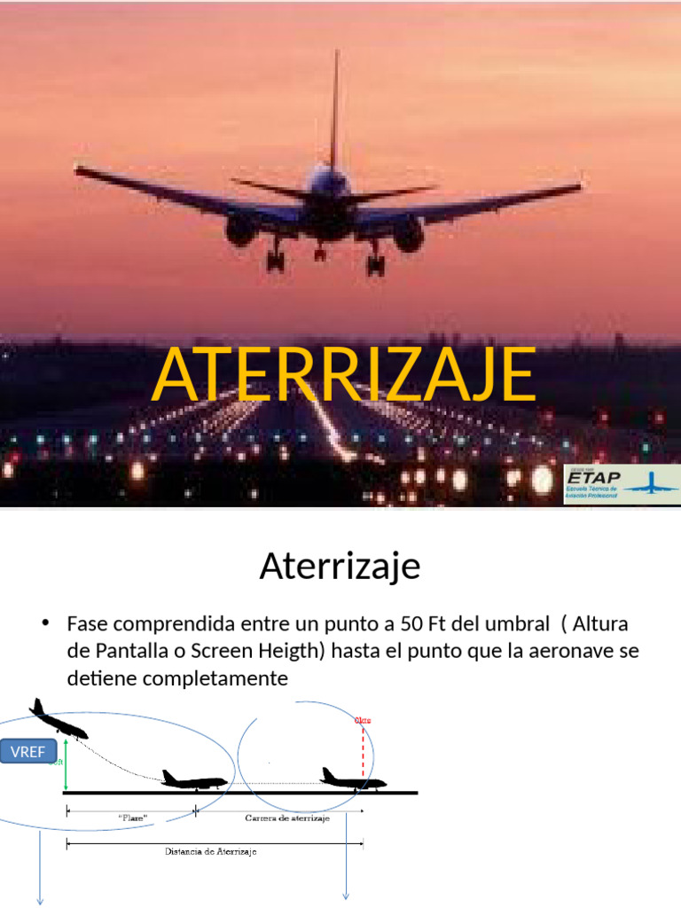 Aterrizaje | PDF | Ingeniería mecánica | Aviación