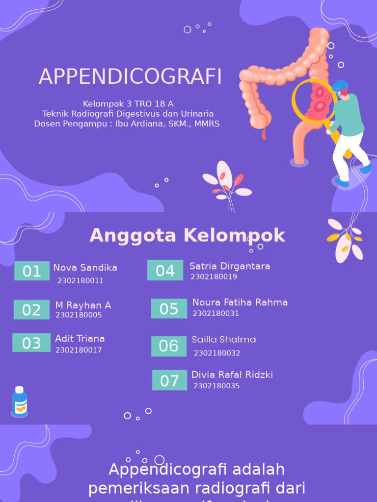 Teknik dan Indikasi Appendicografi | PDF