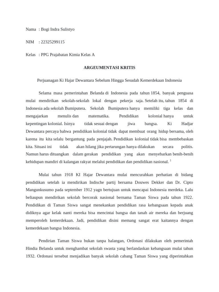 Argumentasi Kritis | PDF