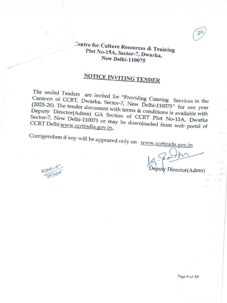 Tender Document Catering Compressed | PDF