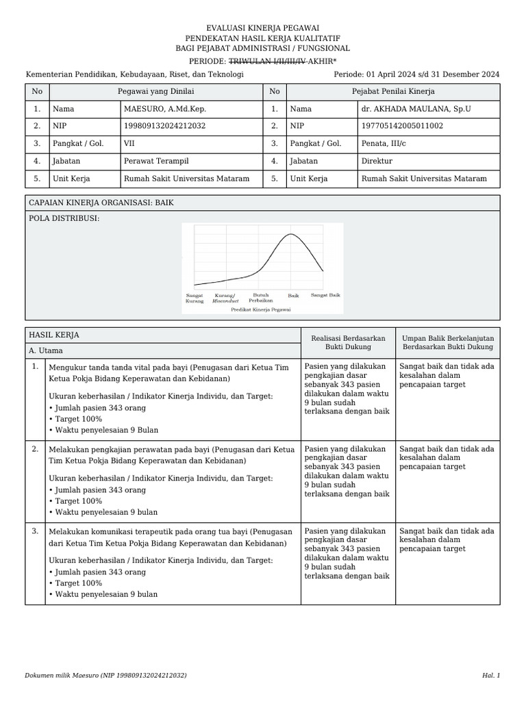 Evaluasi SKP MAESURO - PDF Fixx | PDF