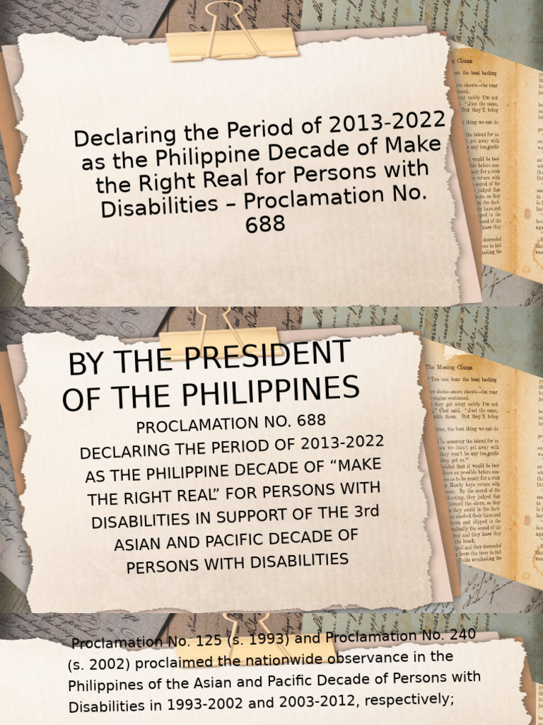 Declaring the Period of 2013-2022 as the Philippine Decade of Make the ...
