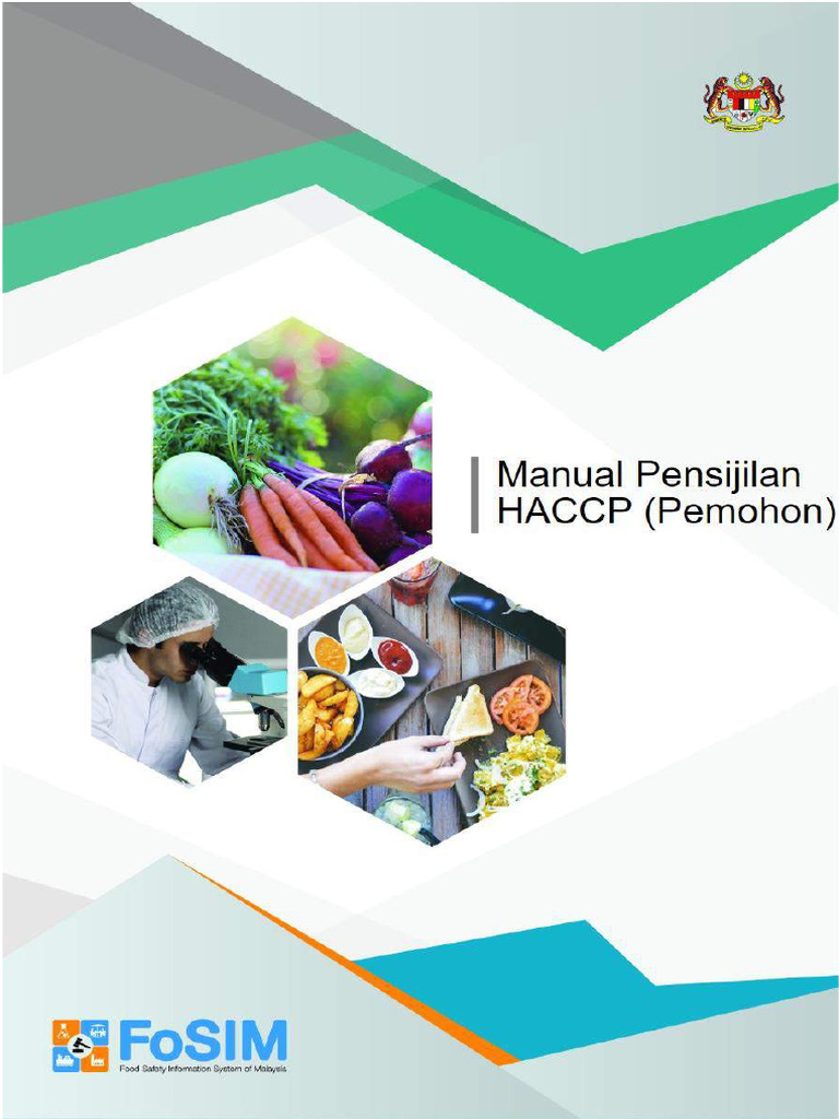 Manual Permohonan Pensijilan HACCP (Pemohon) Melalui Sistem FoSIM | PDF