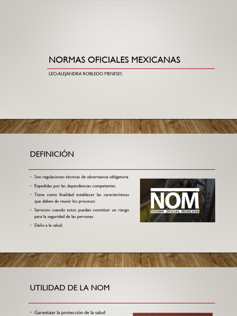 Normas Oficiales Mexicanas | PDF | México | Calidad (comercial)