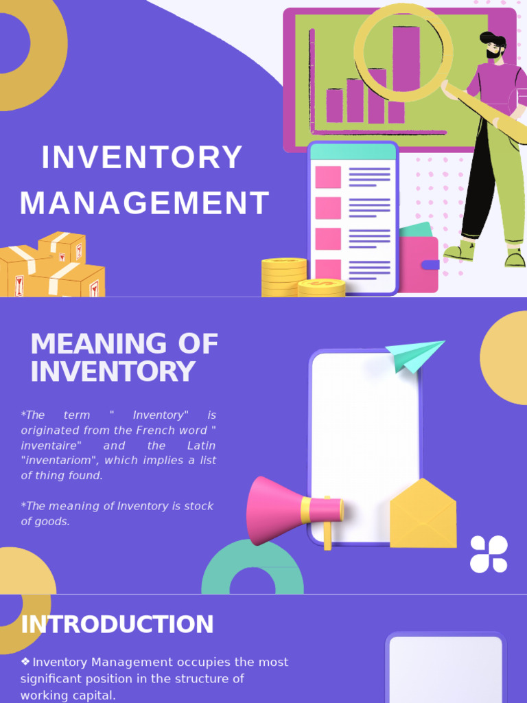 Effective Inventory Management Guide | PDF | Inventory | Business Economics