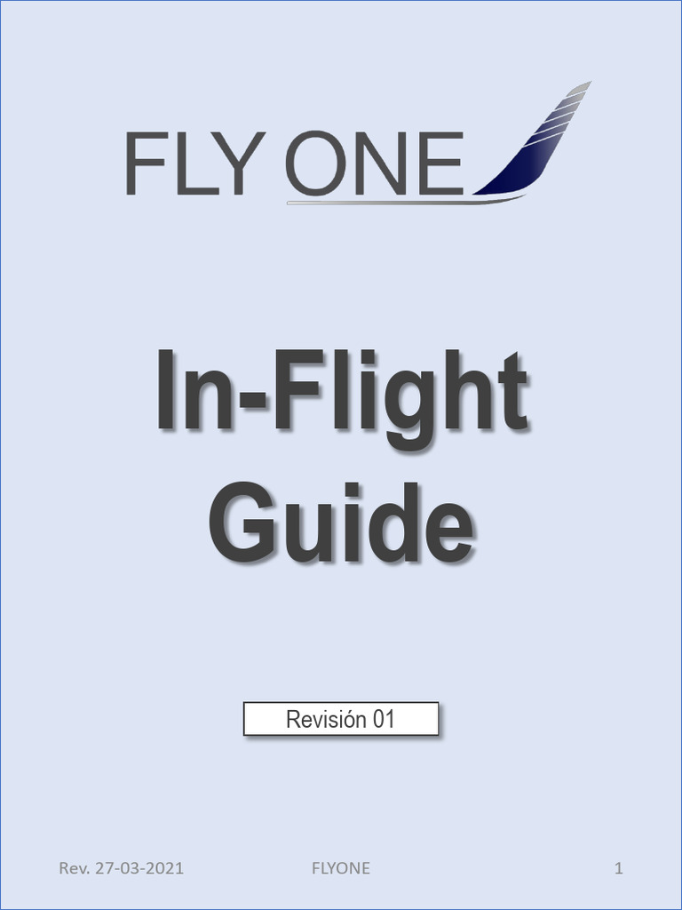 In Flight Guide Rev 01 | PDF | Aviación | Aeroespacial
