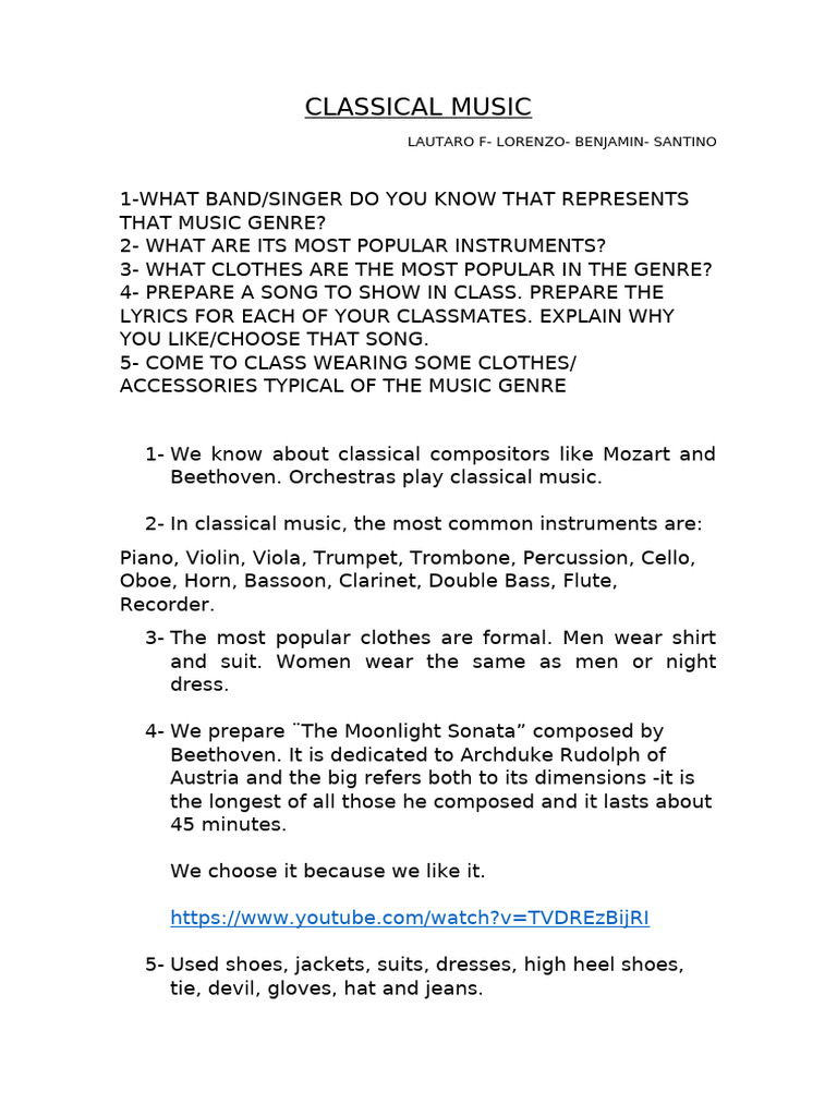 CLASSICAL MUSIC | PDF