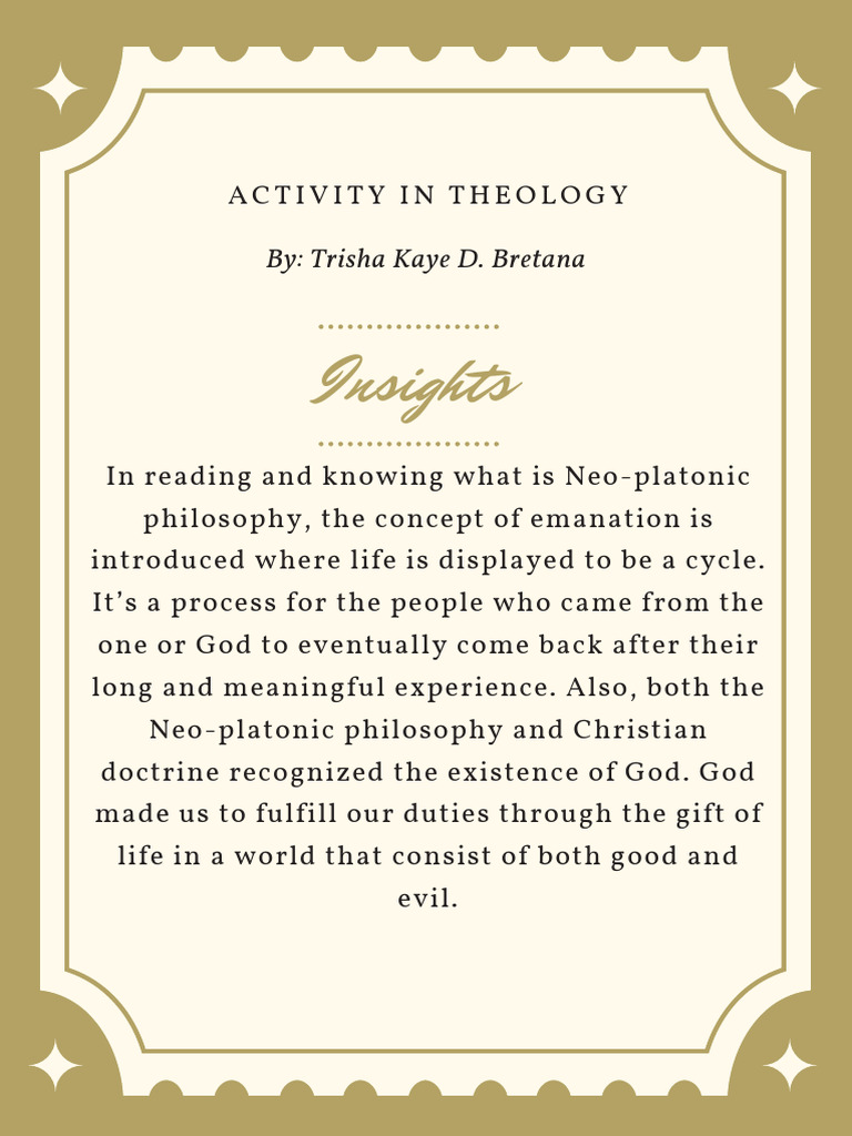 Neo-Platonic Philosophy and Augustine | PDF | Neoplatonism | Augustine ...