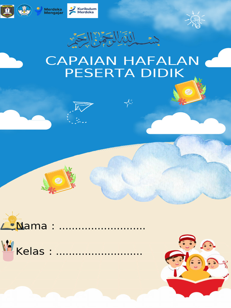 KARTU HAFALAN CAPAIAN KOMPETENSI SPIRITUAL KELAS 1 | PDF