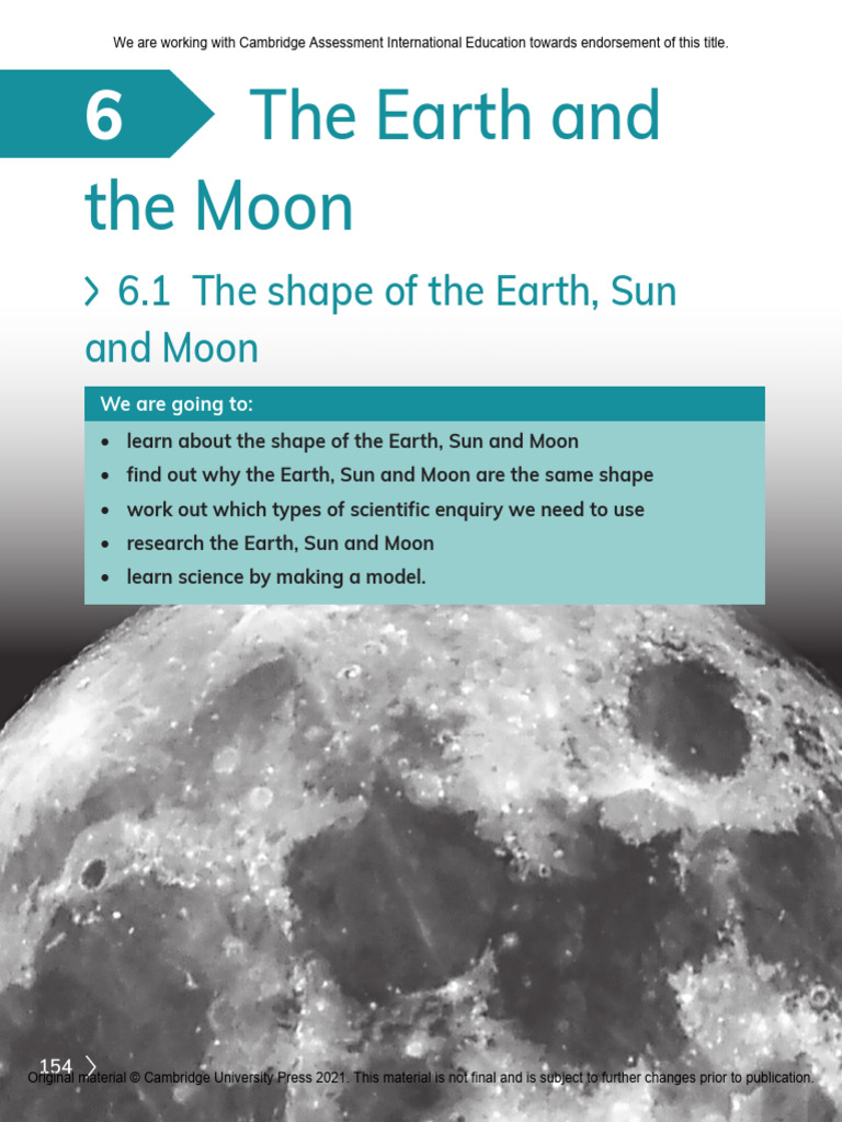Unit 6 - Science - Stage 3 - Learner - S Book | PDF | Moon | Planetary ...