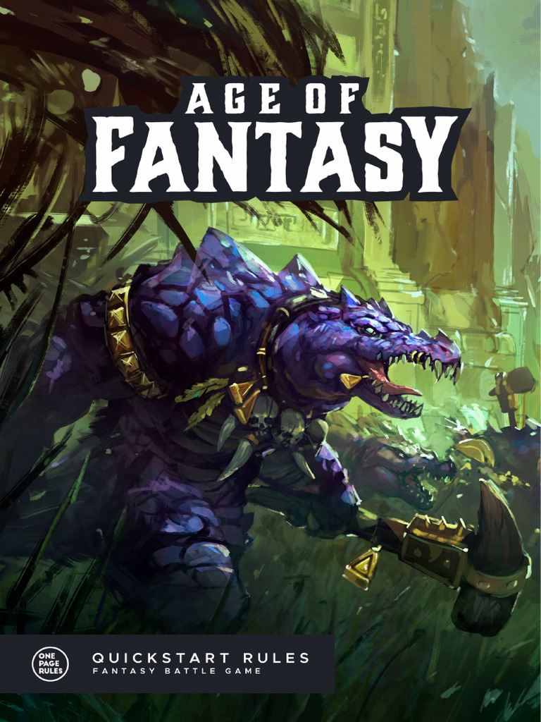 AoF - Quickstart #3 - v3.4.1 - START HERE | PDF | Dice