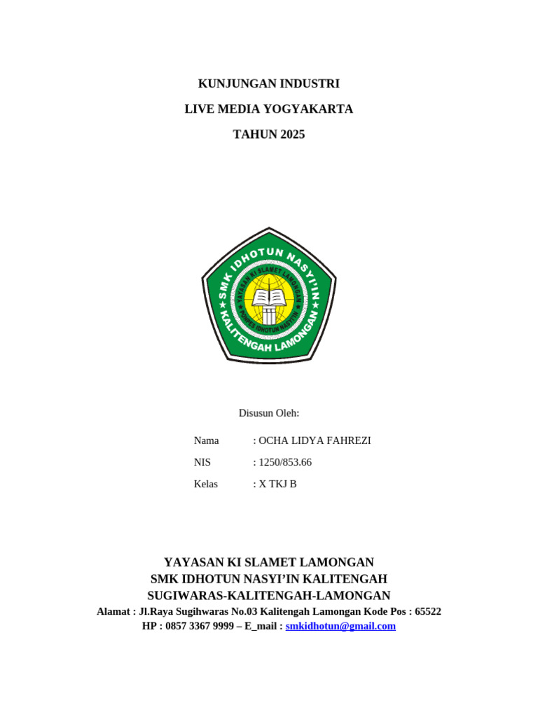 COVER NAMA SISWA KELOMPOK 4 | PDF