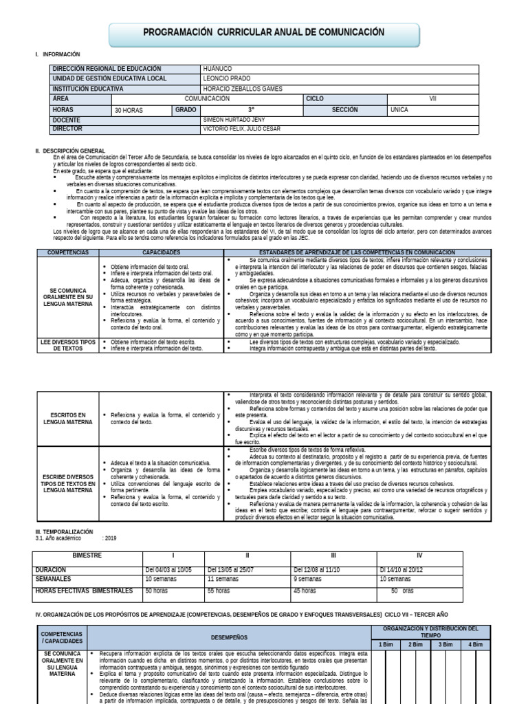 3 Programaciones Unidades | PDF | Enseñando | Entorno natural