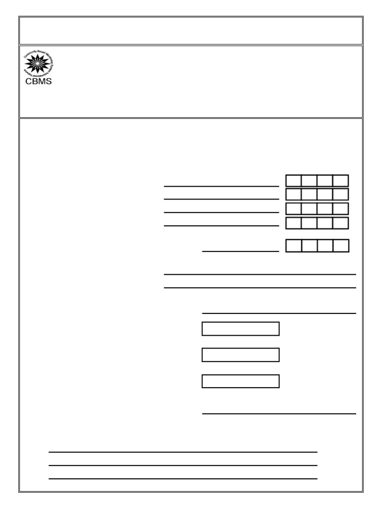 Household Profile Questionnaire Form | PDF | Disability | Salary