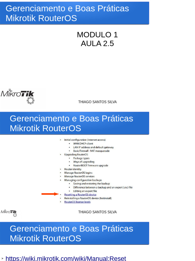 Nivelamento Aula 2.5 RESET | PDF