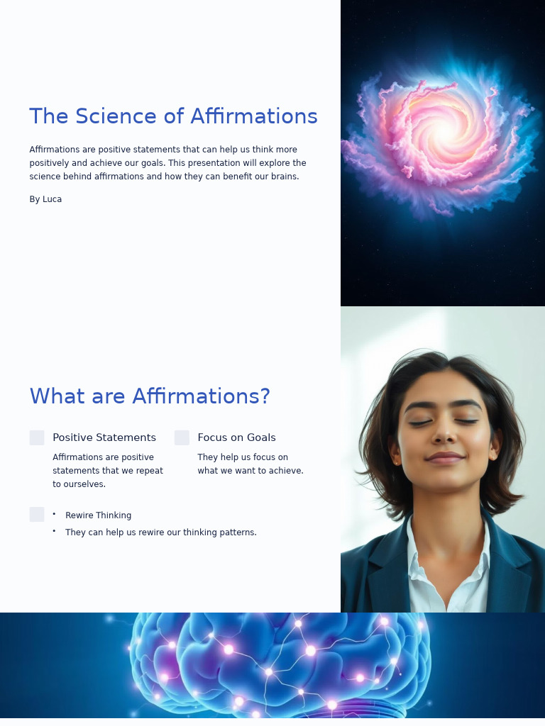 The Science of Affirmations Explained | PDF | Affirmations (New Age ...