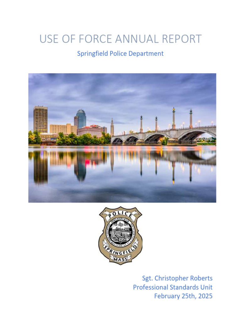 SPD Annual Use-Of-Force Report 2024 | PDF | Use Of Force | Hazards