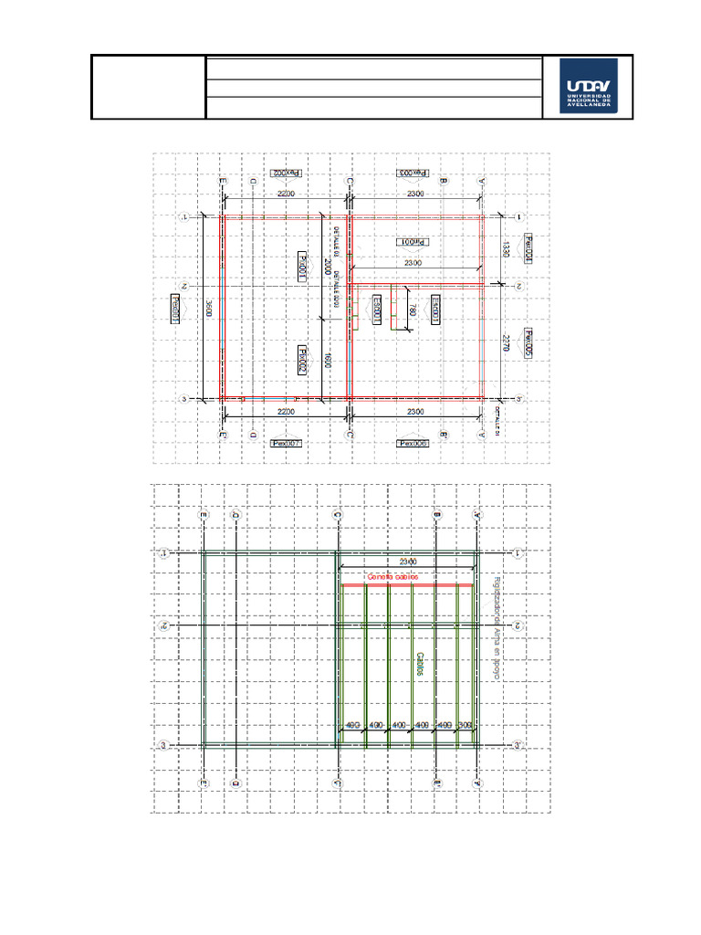 Ejemplo planta estructural | PDF