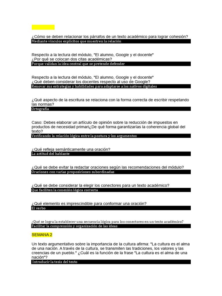 Preguntas T1 | PDF | Lógica | Oración (Lingüística)