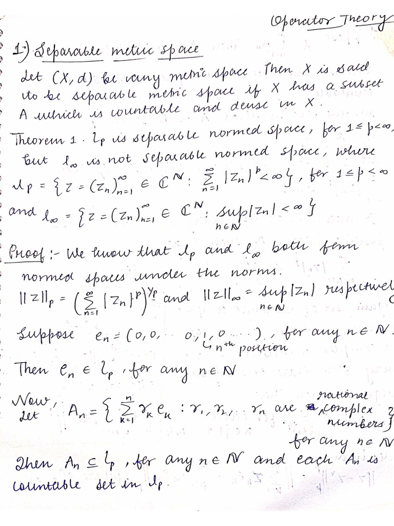 Separable metric space | PDF
