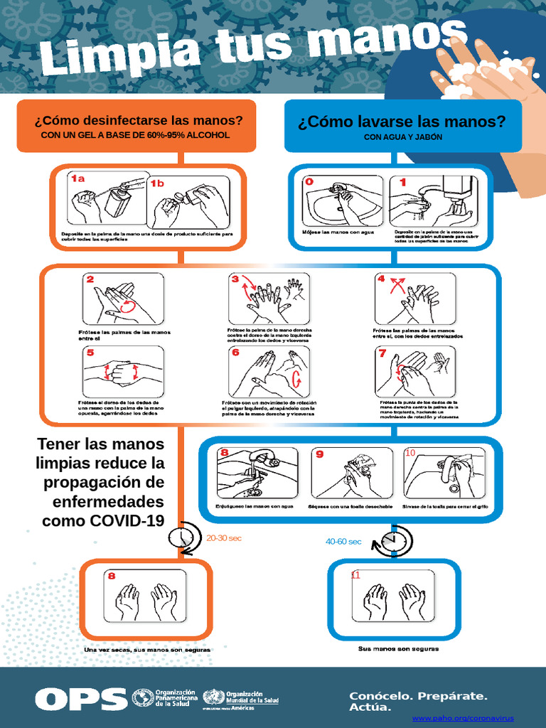Infografia de La Oms y Ops | PDF