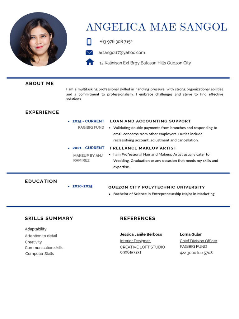 White Classic Clean Resume.pdf | PDF