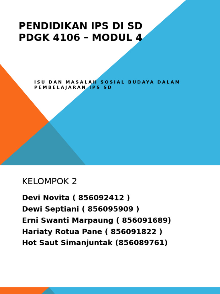 Modul 4 IPS | PDF