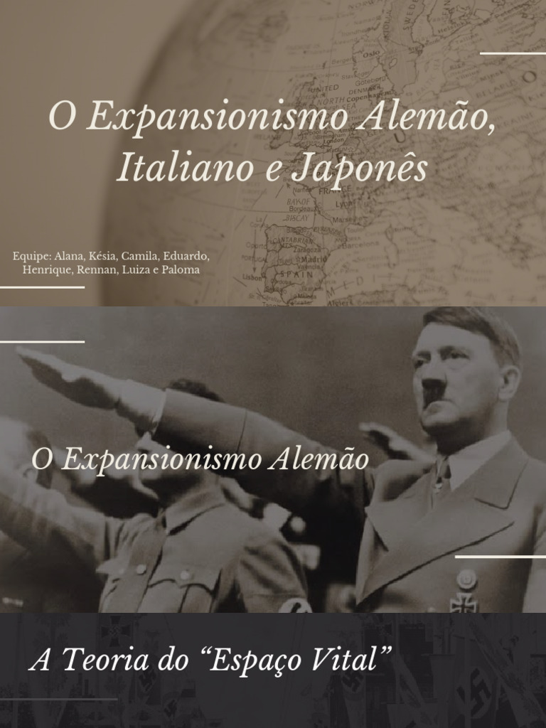 Expansionismo Nazista e Fascista | PDF | Alemanha nazista | Poderes do Eixo