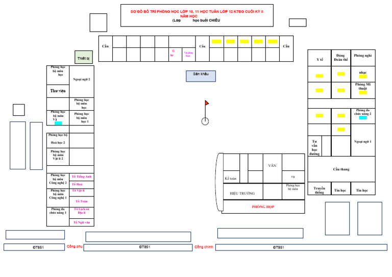 XEP PHONG HOC LOP 10,11 HỌC TUẦN LOP 12 KTRA CK2 | PDF