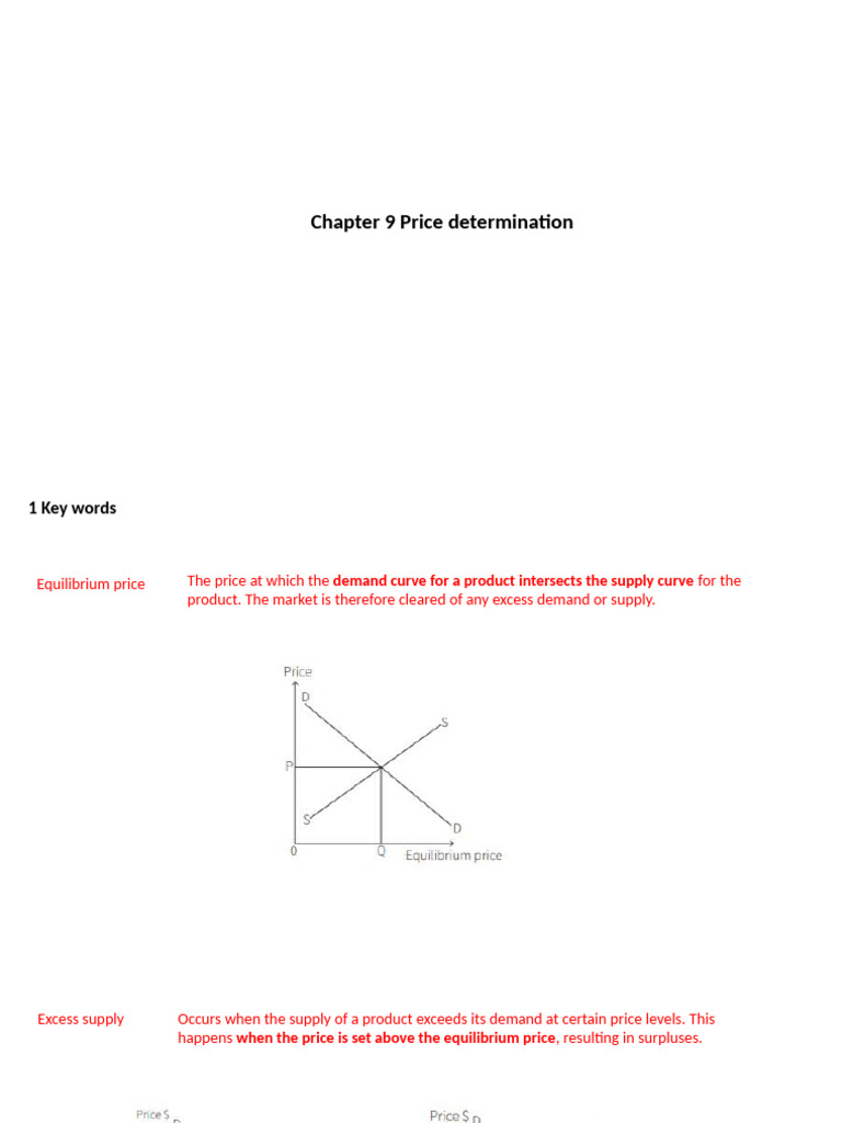 9 Price Determination | PDF | Economic Equilibrium | Economic Surplus
