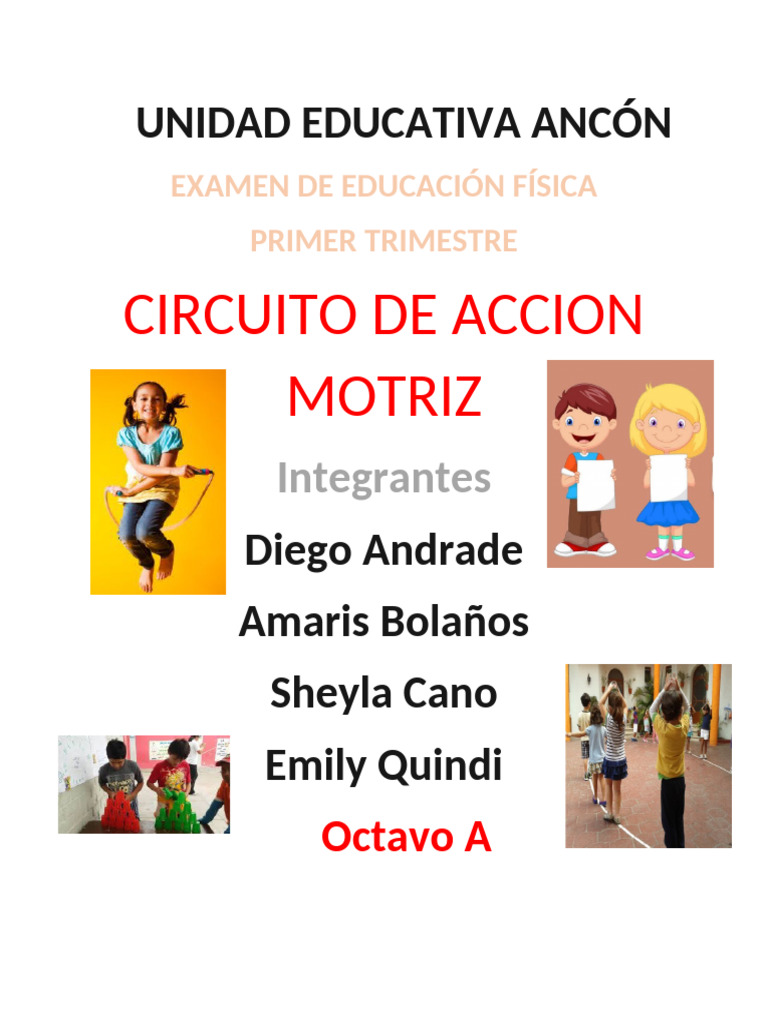 Circuito de Acción Motriz en Educación Física | PDF